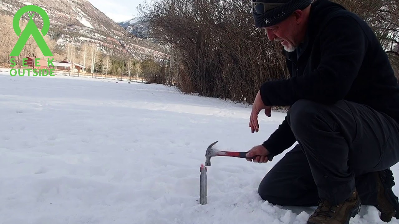 How to Put Stakes in Frozen Ground - Outdoor Driving